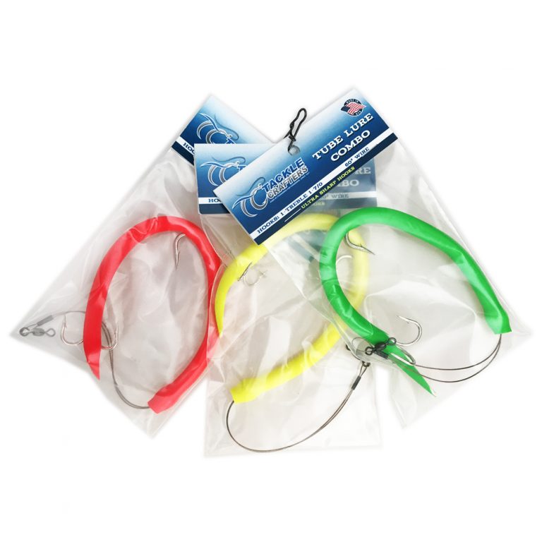 Tube Lures Combo – Red, Yellow, Green | Tackle Crafters