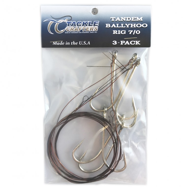 Double Hook Ballyhoo Rig 3 Pack | Tackle Crafters