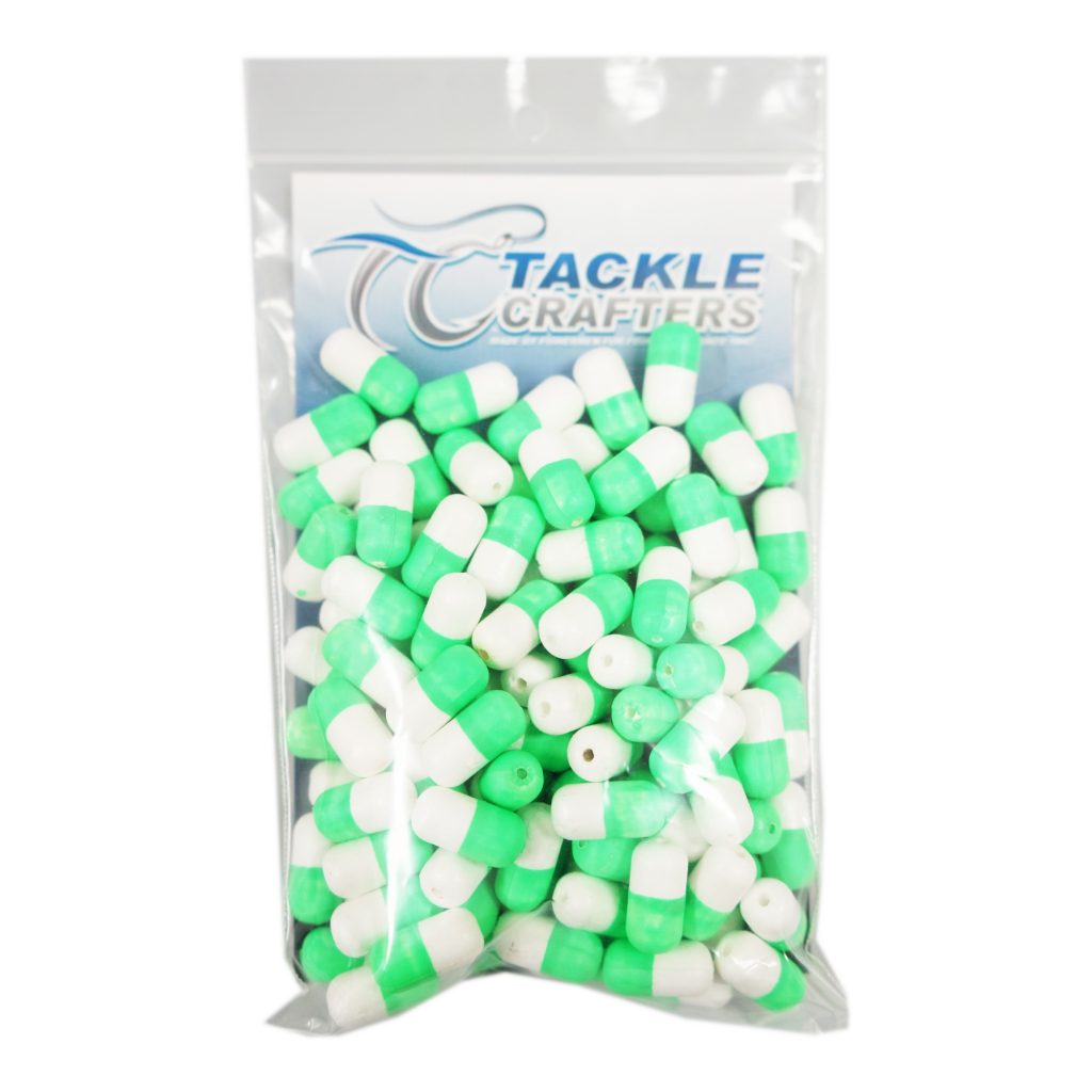 Pompano 3/4″ Pill Floats – 100 Pack | Tackle Crafters
